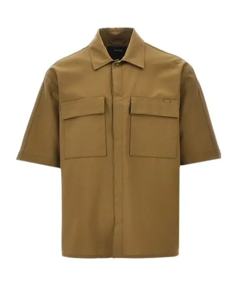 Herno Oversized Bowling Shirt