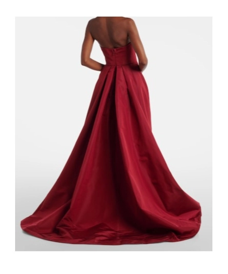 Monique Lhuillier Silk Faille Gown
