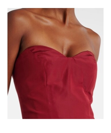 Monique Lhuillier Silk Faille Gown
