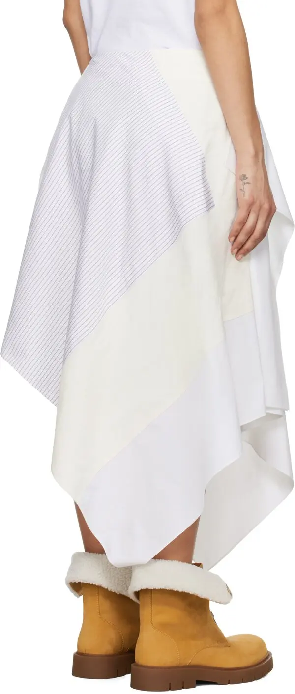 J.W.ANDERSON Jw Anderson Asymmetric Patchwork Midi Skirt