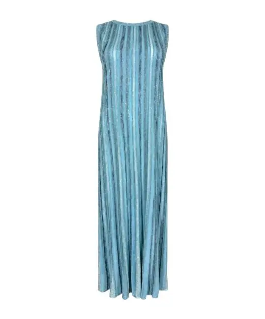 D.exterior Sleeveless Maxi Dress