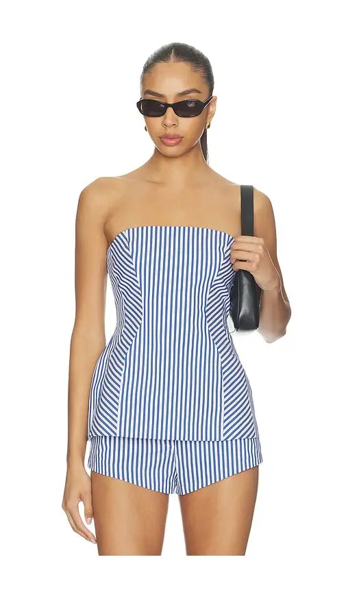 Amanda Uprichard Linda Top - Blue