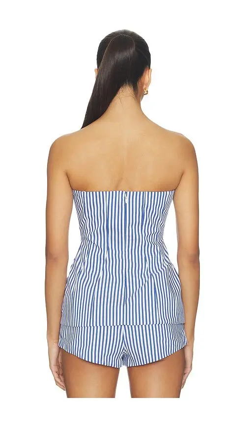 Amanda Uprichard Linda Top - Blue
