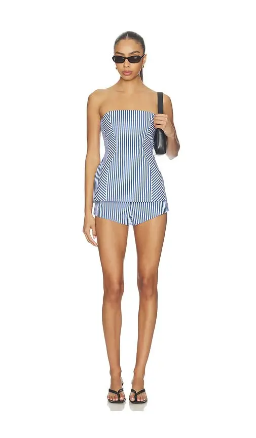 Amanda Uprichard Linda Top - Blue