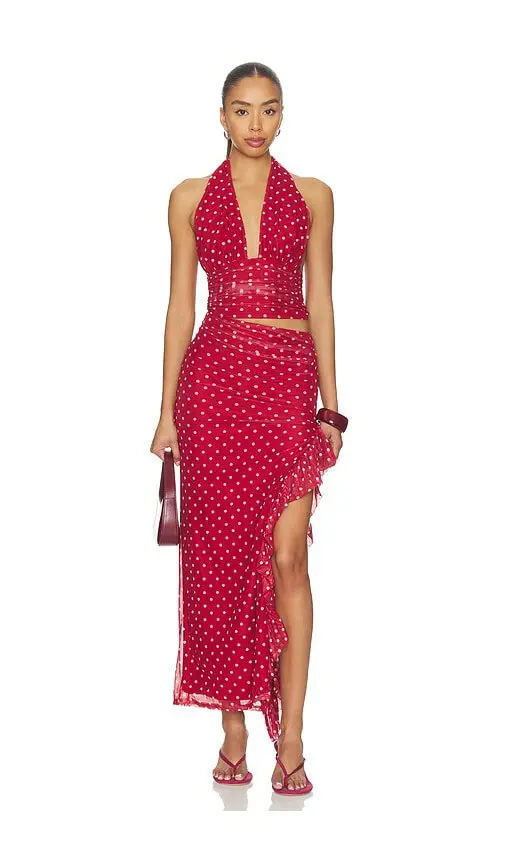 MORE TO COME Delia Maxi Dress - Red