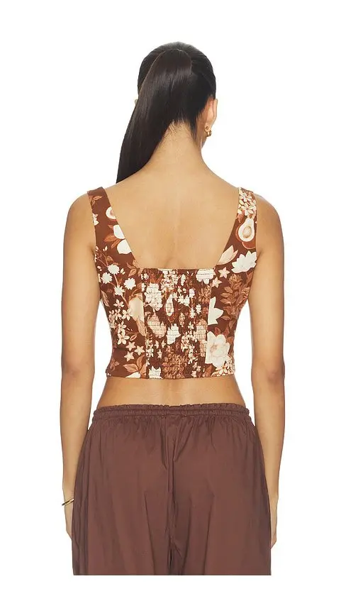 Verandah Square Neck Crop Blouse