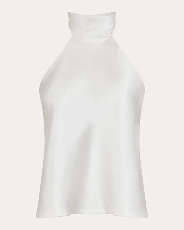FRANCESCA MIRANDA Rita Silk Halter Top
