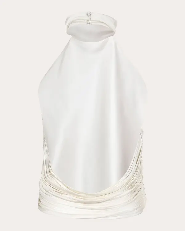 FRANCESCA MIRANDA Rita Silk Halter Top