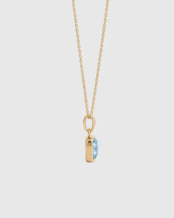 SOPHIE BLAKE Deco Drop Necklace With Topaz