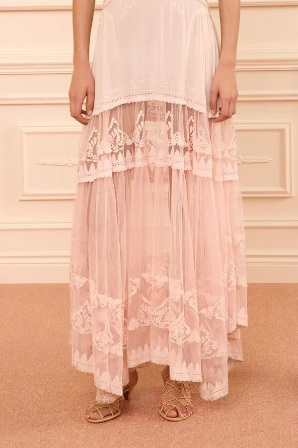 Ulla Johnson Florence Silk Dress - Blush