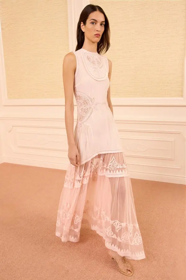 Ulla Johnson Florence Silk Dress - Blush