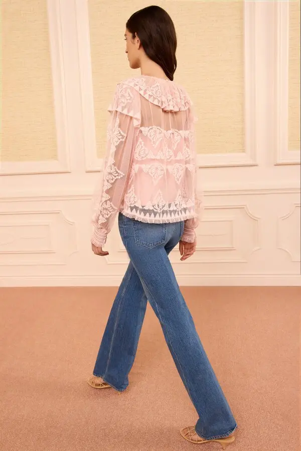 Ulla Johnson Ivy Tulle Blouse
