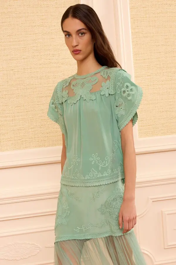 Ulla Johnson Alma Silk Top