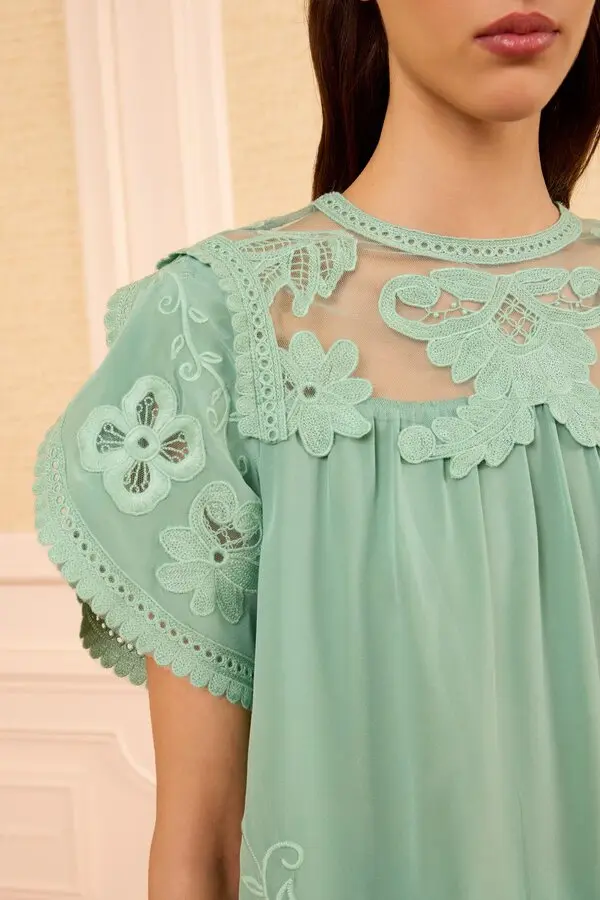 Ulla Johnson Alma Silk Top