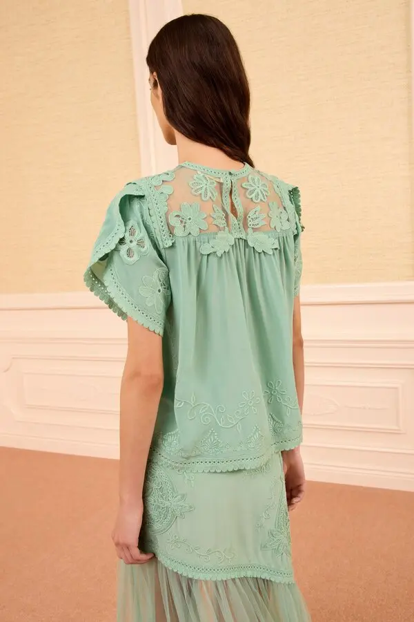 Ulla Johnson Alma Silk Top