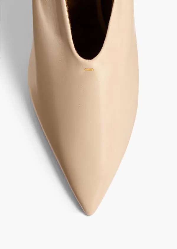 Khaite Miriam Pump In Glazed Leather