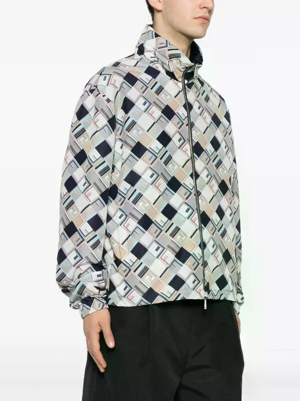 Fendi Ff-print Reversible Jacket