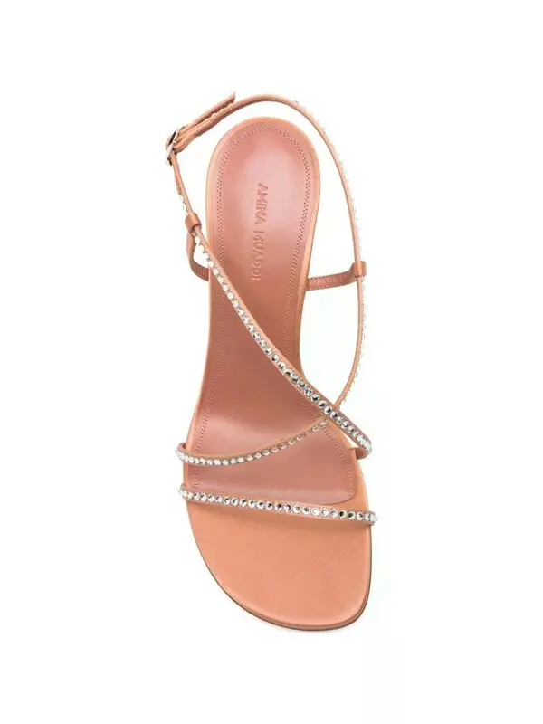 Amina Muaddi Sally Crystal-embellished Sandals