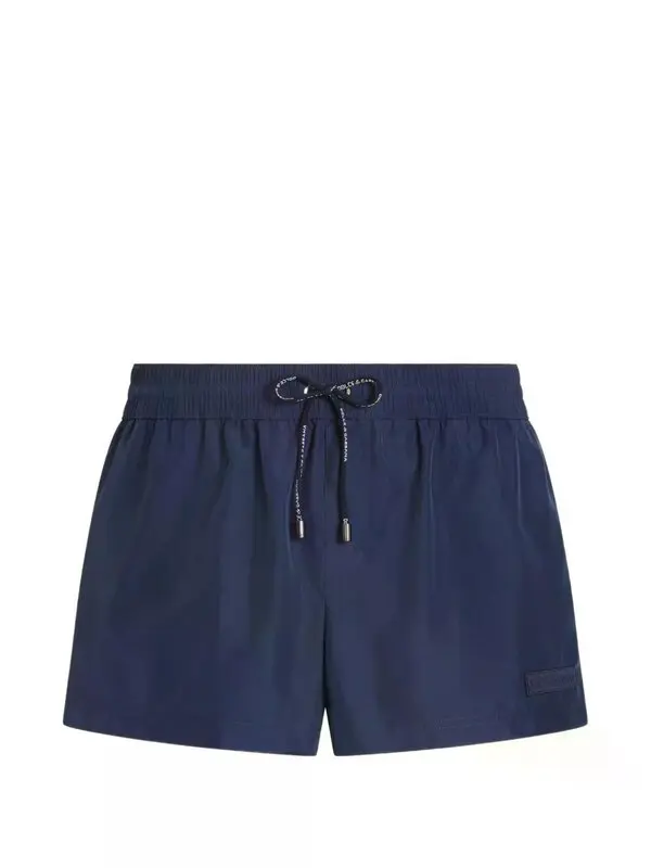 Dolce & Gabbana Logo Drawstring Swim Shorts