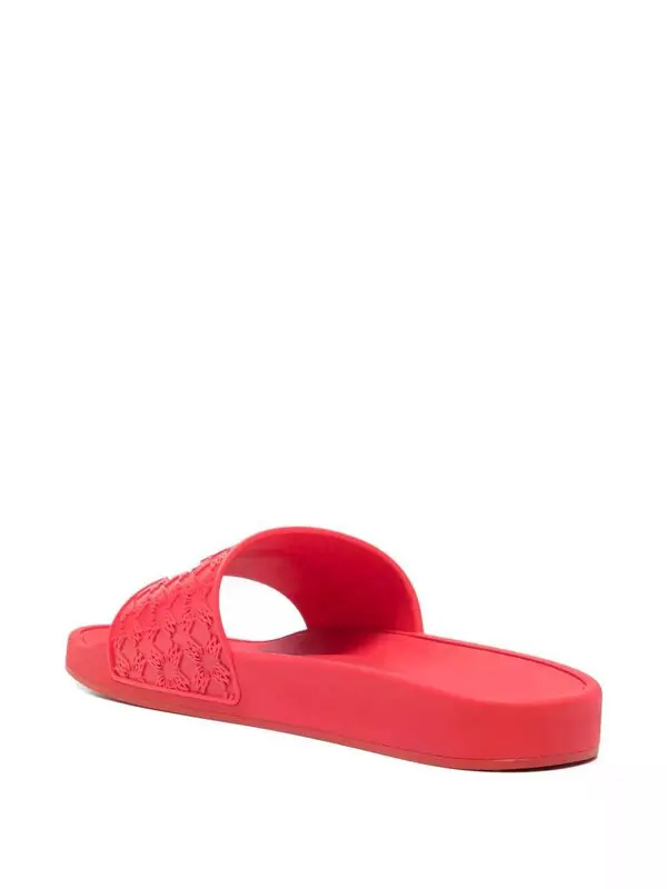Amiri Ma Quad Logo Detail Flip Flops - Red