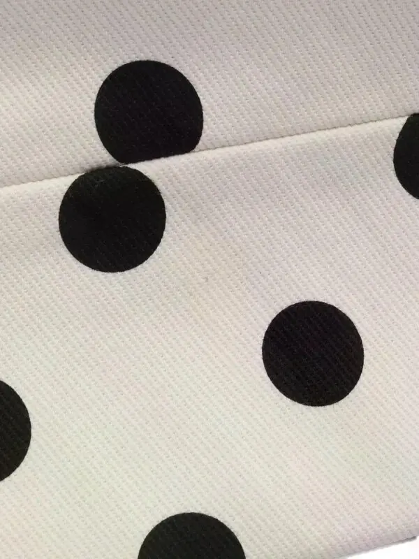 Miu Miu Polka-dot Logo Tote Bag