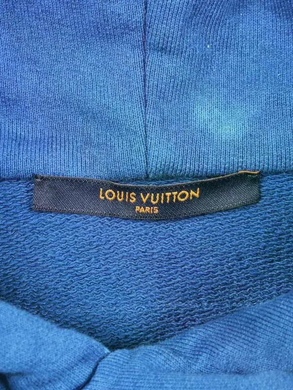 LOUIS VUITTON Tie-dye Hoodie - Blue