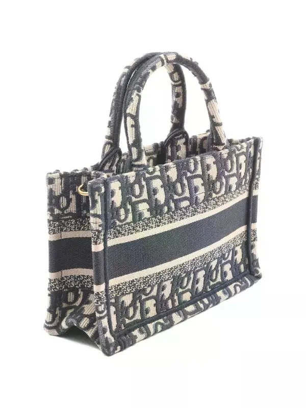 Dior 2010s Mini Book Tote - Blue