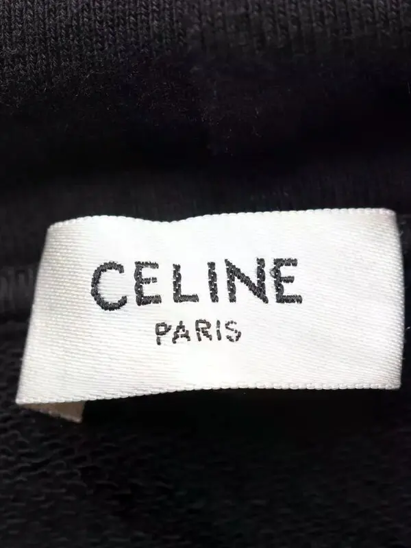 Celine Rhinestone Logo Hoodie