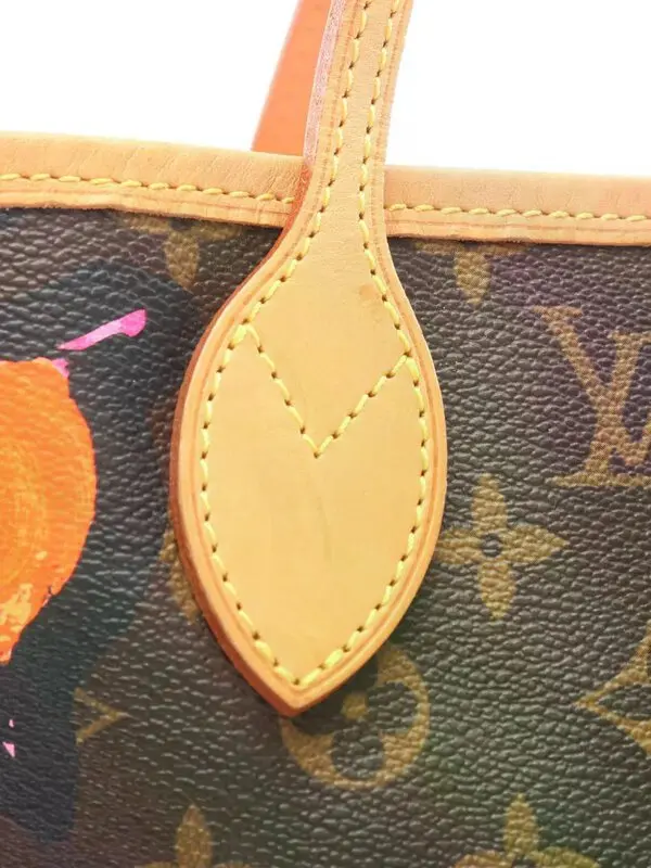 LOUIS VUITTON Monogram Roses Neverfull Mm Tote Bag - Brown
