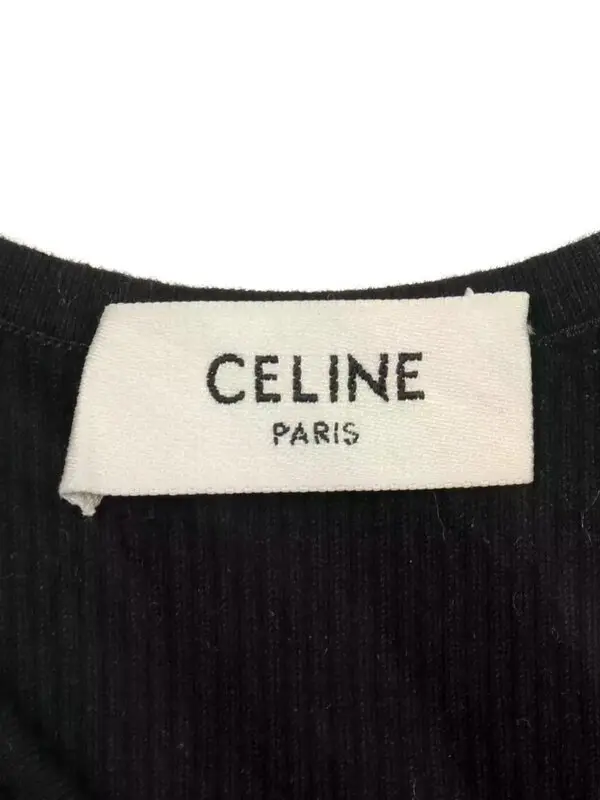 Celine 2000s Logo-band Tank Top