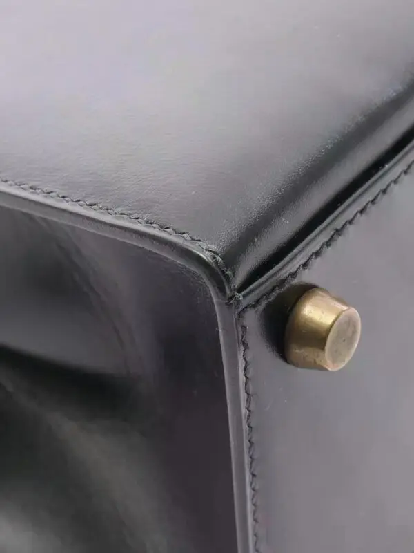 Hermès 1992 Mini Kelly Two-way Handbag - Black