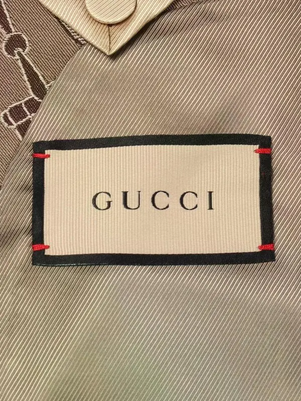 Gucci Horsebit Jacquard Blazer