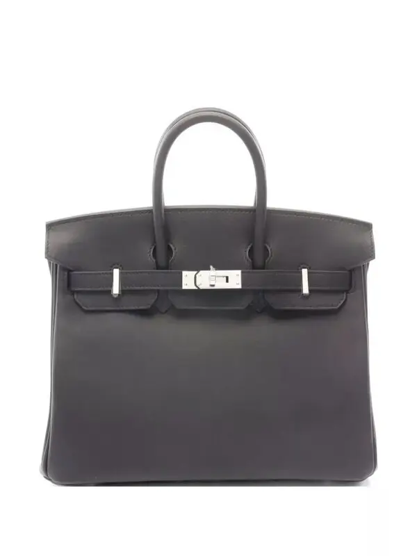 Hermès 2026 25 Birkin Tote Bag - Black
