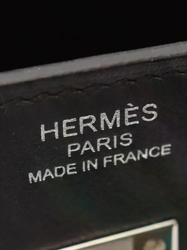 Hermès 2026 25 Birkin Tote Bag - Black