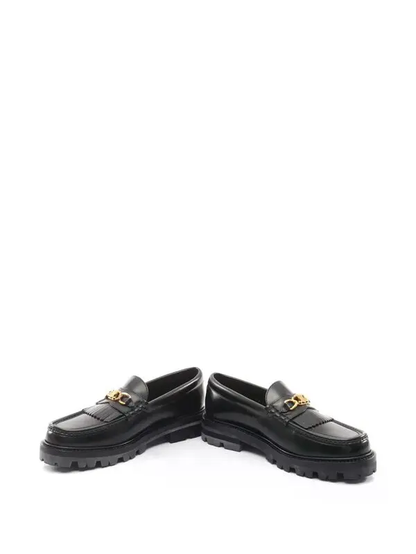 Celine Margaret Triomphe Leather Loafers