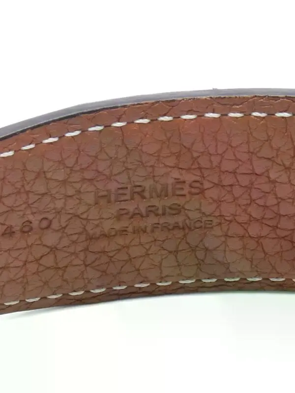 Hermès H Strie Reversible Belt