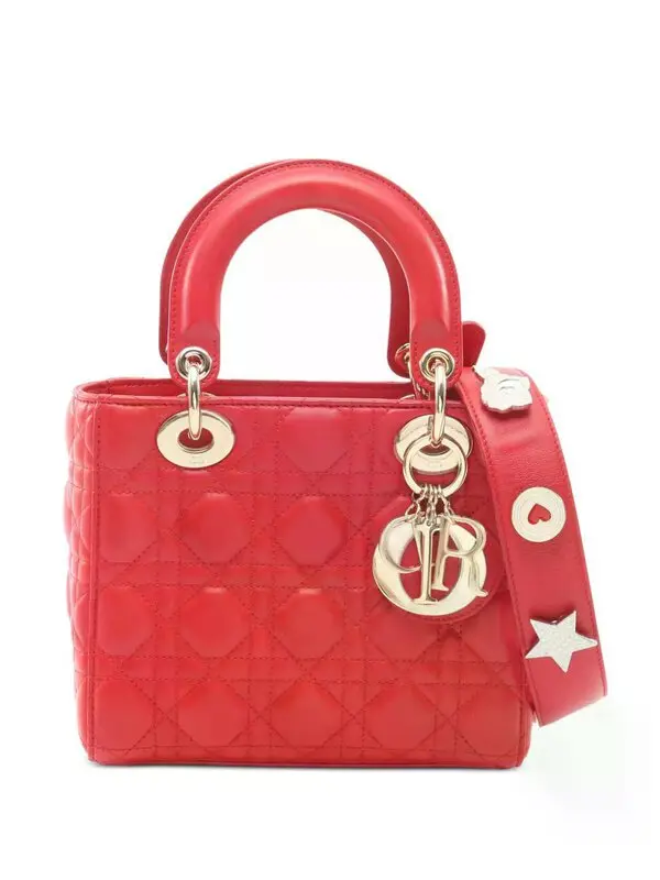 Dior Lady My Abcdior Shoulder Bag - Red