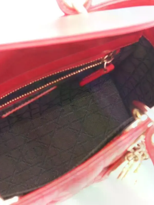 Dior Lady My Abcdior Shoulder Bag - Red