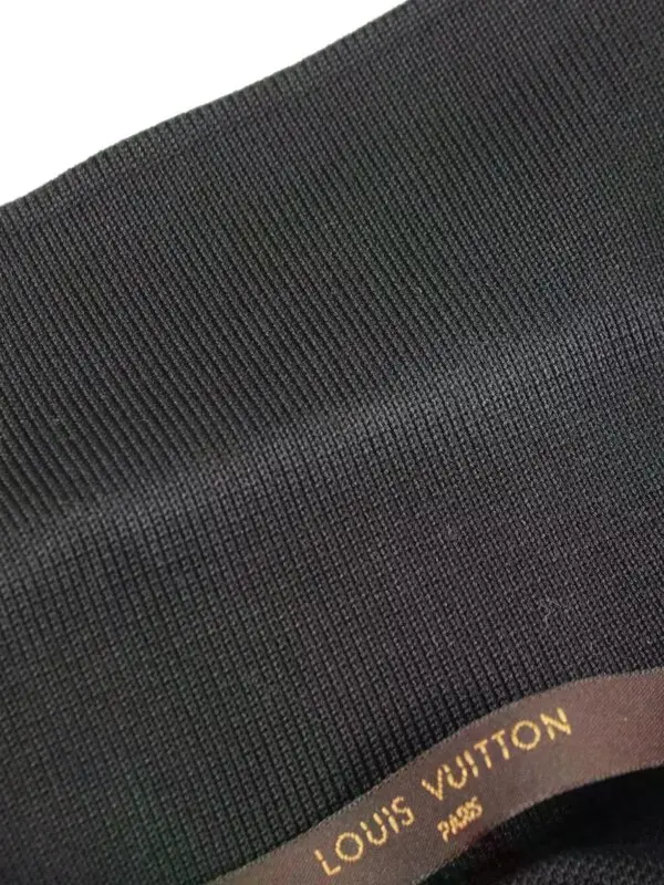 LOUIS VUITTON 2010s Damier Embroidered Polo Shirt