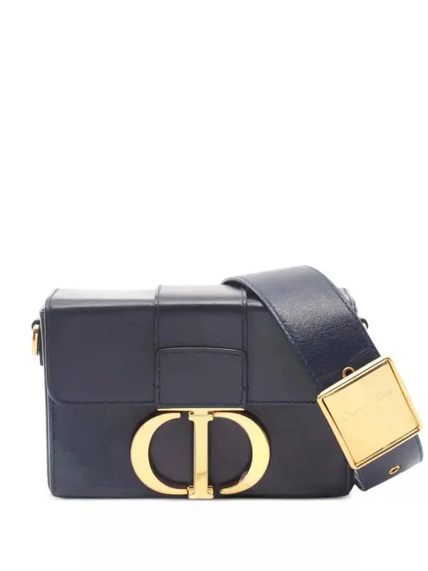 Dior 30 Montaigne Box Mini Bag - Blue