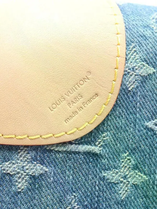 LOUIS VUITTON Monogram Denim Suitcase - Blue