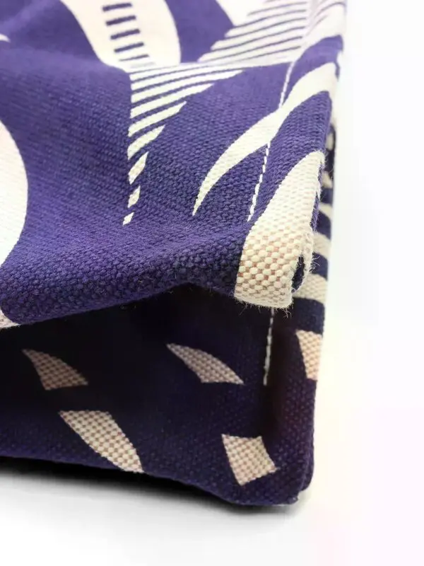 Hermès 2010s "tigre À L'ananas" Beach Bag - Neutrals
