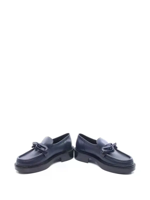 LOUIS VUITTON Academy Line Leather Loafers