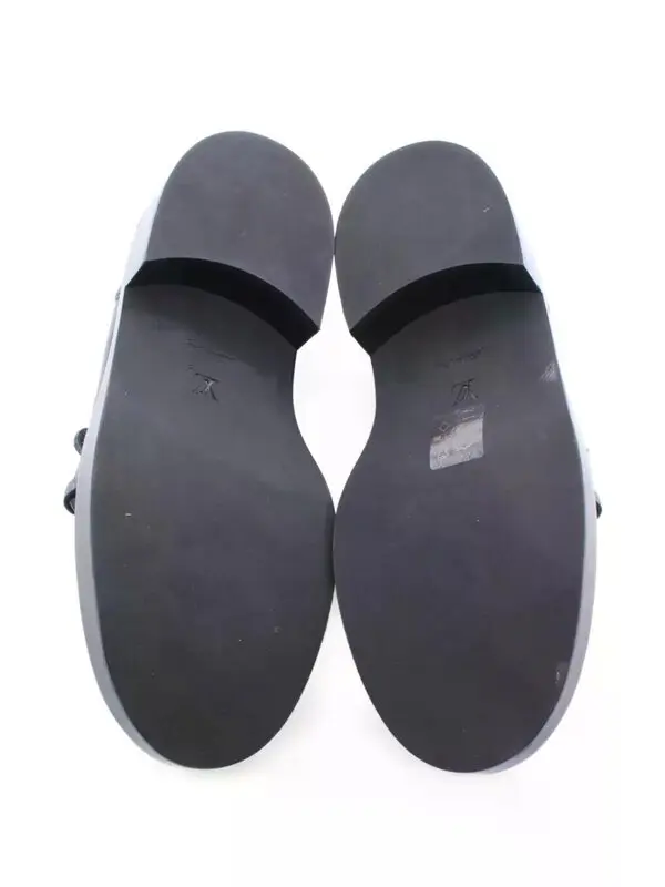 LOUIS VUITTON Academy Line Leather Loafers