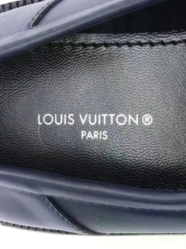 LOUIS VUITTON Academy Line Leather Loafers