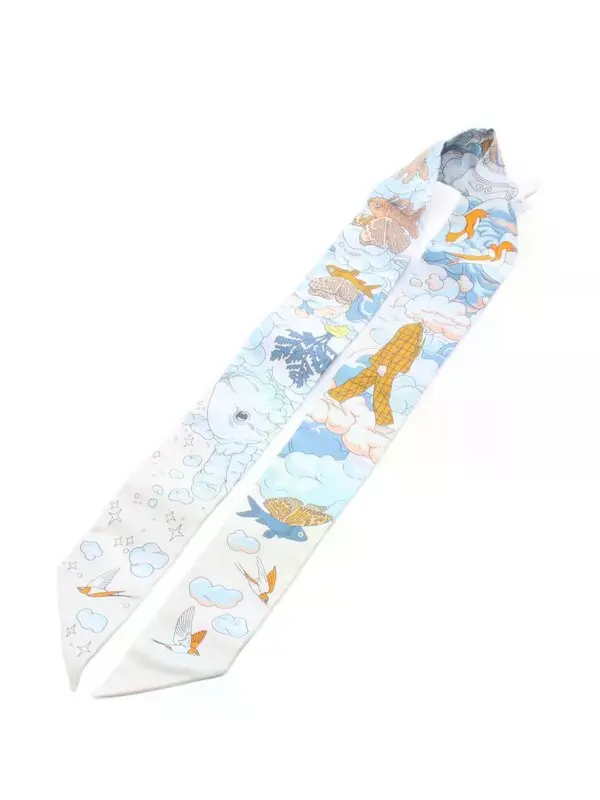 Hermès 2020s Sur Mon Nuage Silk Scarf