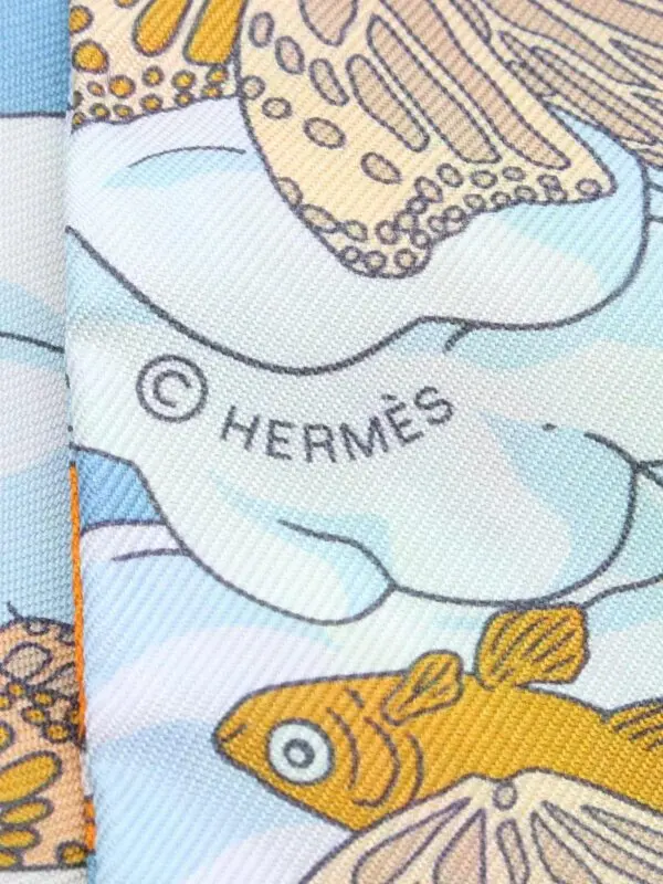 Hermès 2020s Sur Mon Nuage Silk Scarf