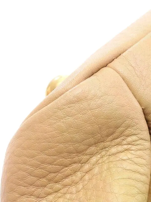 Miu Miu Leather Logo Tote Bag
