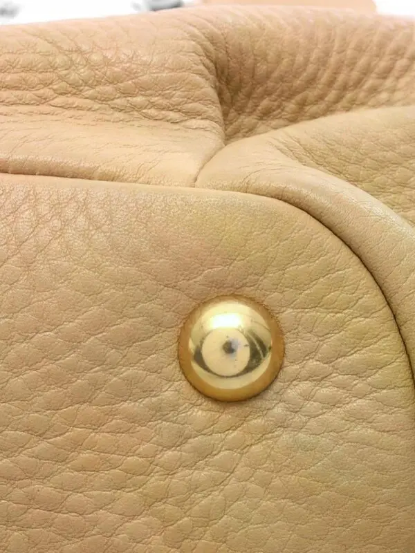 Miu Miu Leather Logo Tote Bag