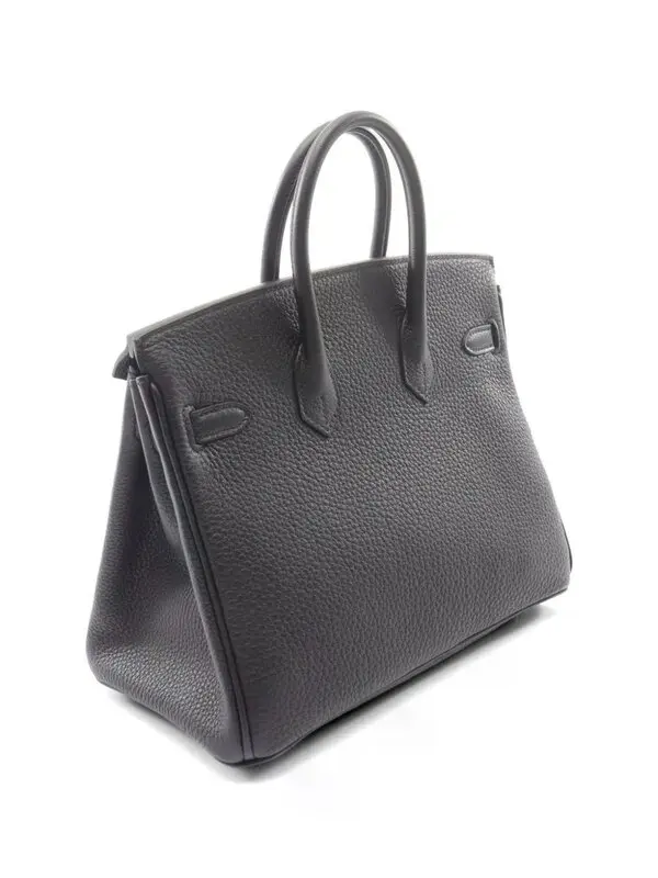 Hermès 25 Birkin Togo Tote Bag - Black